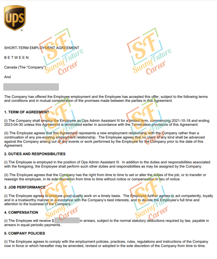 Results | SunnyFuture Offer Letter | Career Consulting Platform